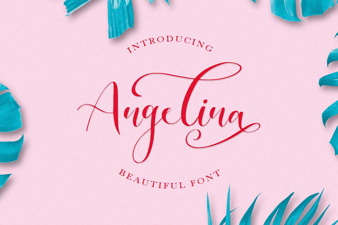 Angelina Script Font – JunCreative